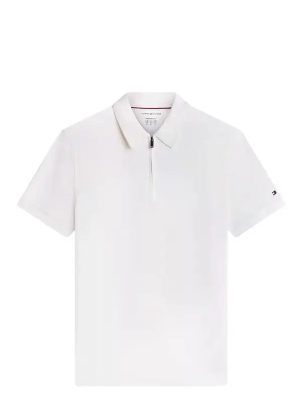 Tommy Hilfiger Half-zip Polo Shirt - White