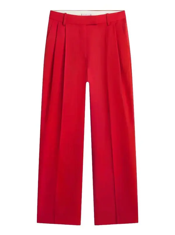 Tommy Hilfiger Pleated Trousers - Red