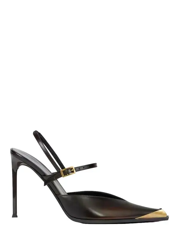 Etro Toe Strap Court Shoes - Brown