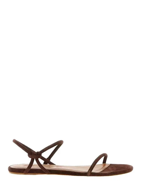 Staud Tubular Strap Sandals - Brown