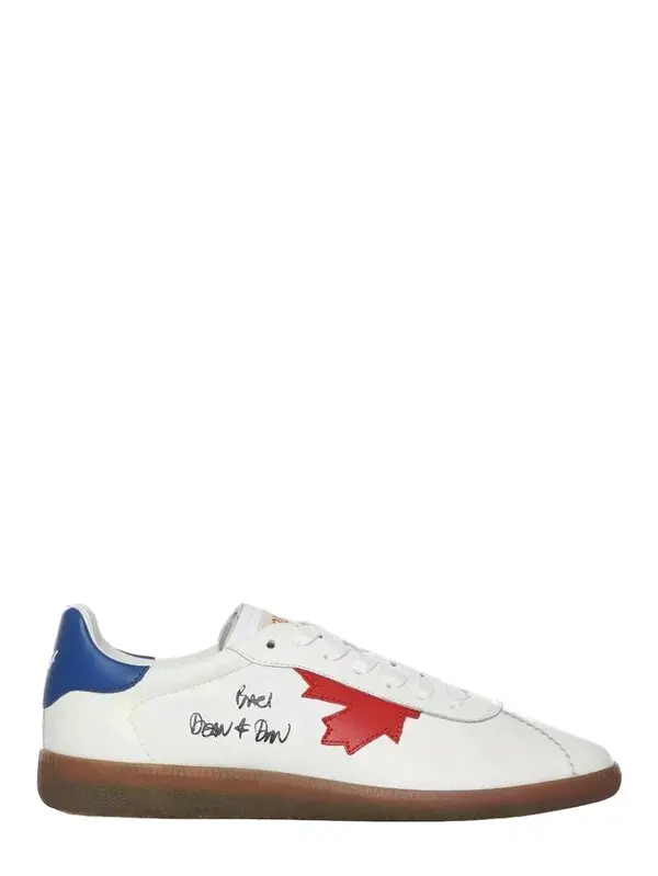 Dsquared2 Rebels Leather Sneakers - White
