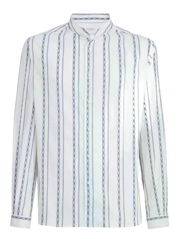 Brunello Cucinelli Long-sleeves Shirt - White
