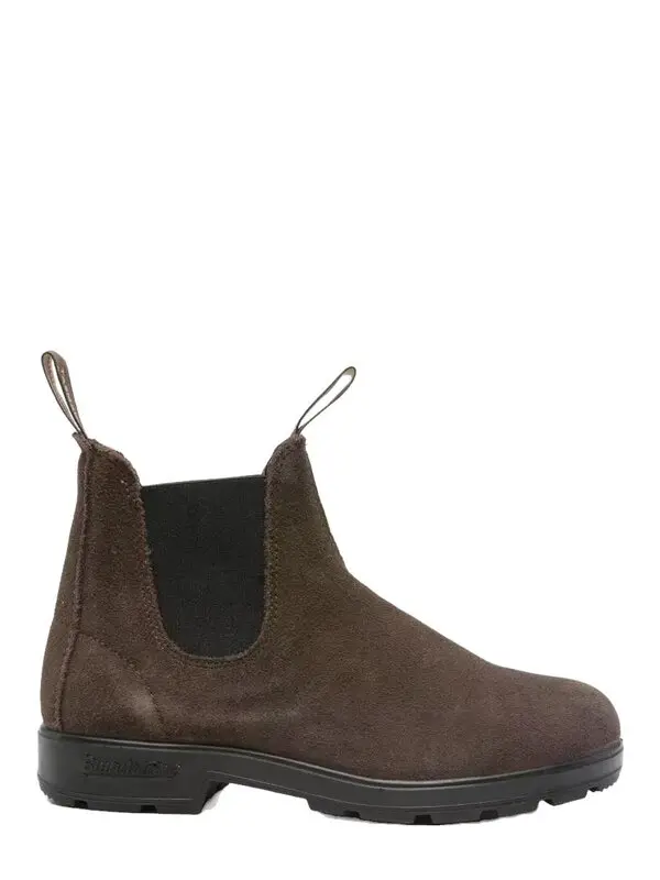Blundstone Suede Chelsea Boots - Brown