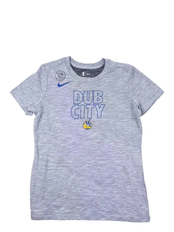 Nike Nba Gsw Dub City Dri-fit Essential T-shirt - Grey