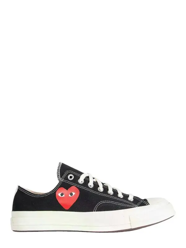 CONVERSE X COMME DES GARONS PLAY Chuck 70 Heart-motif Sneakers - Black