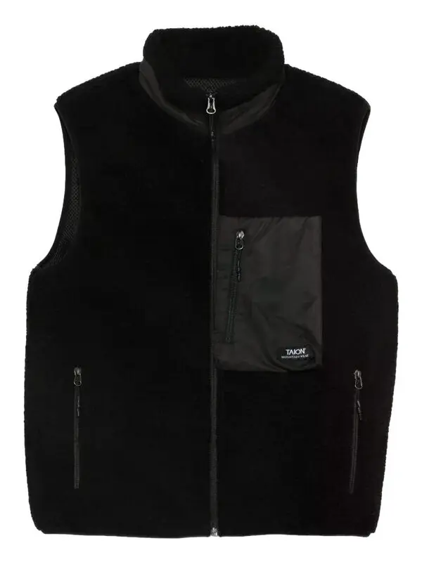 Taion Zip-up Gilet - Black