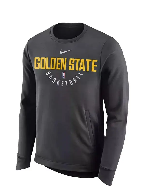 Nike Nba Golden State Warriors Sweatshirt - Grey