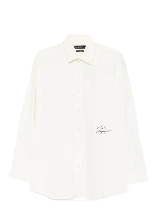 Karl Lagerfeld Long-sleeve Shirt - Neutrals