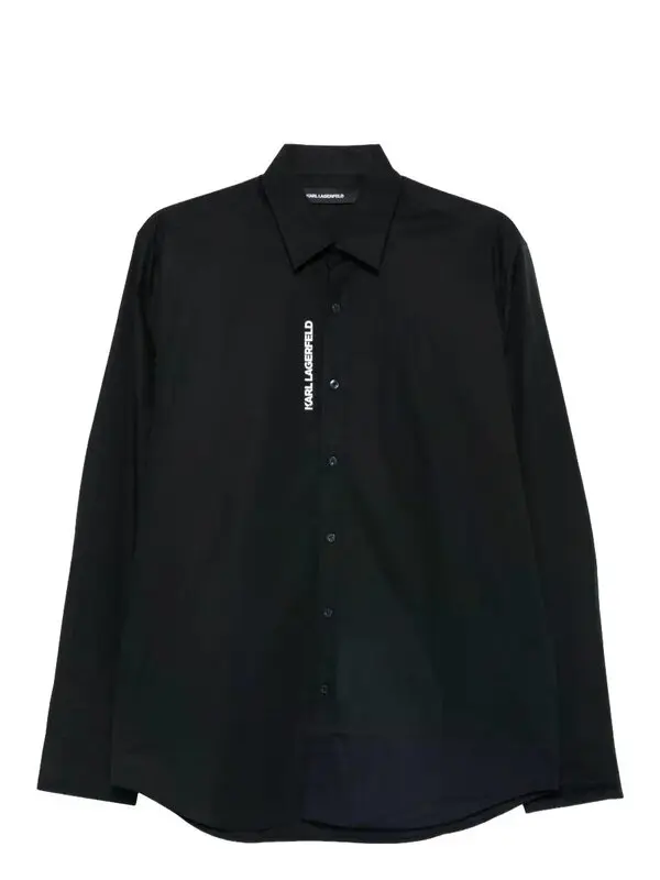 Karl Lagerfeld Long-sleeve Shirt - Blue