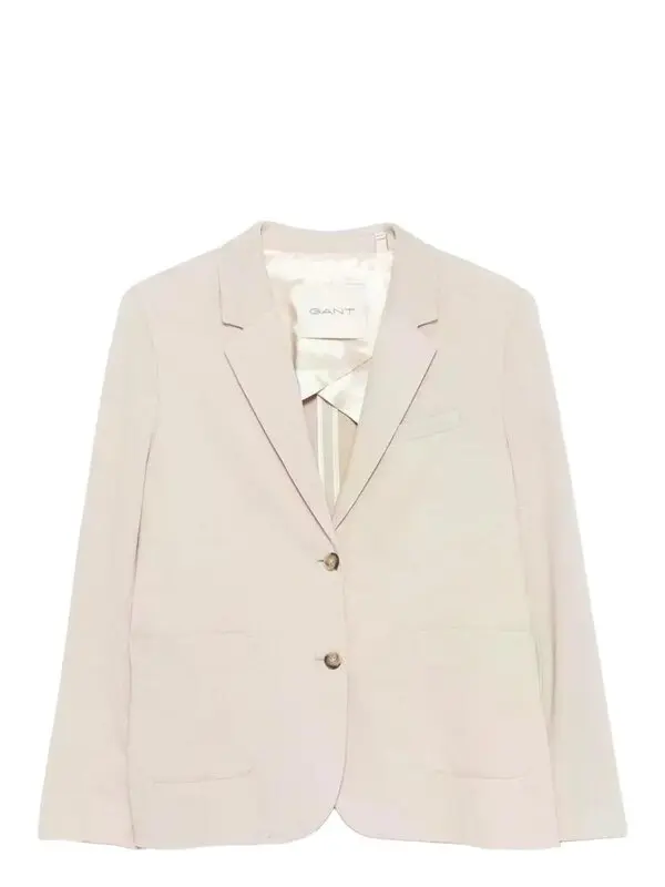 Gant Button Blazer - Neutrals