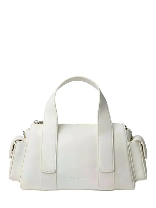 Calvin Klein Top Handle Tote Bag - White