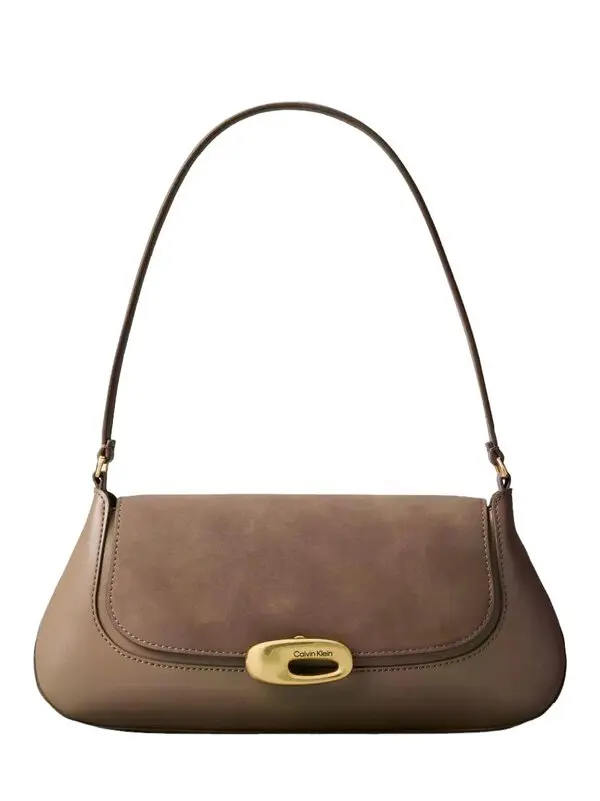 Calvin Klein Flap-closure Shoulder Bag - Brown