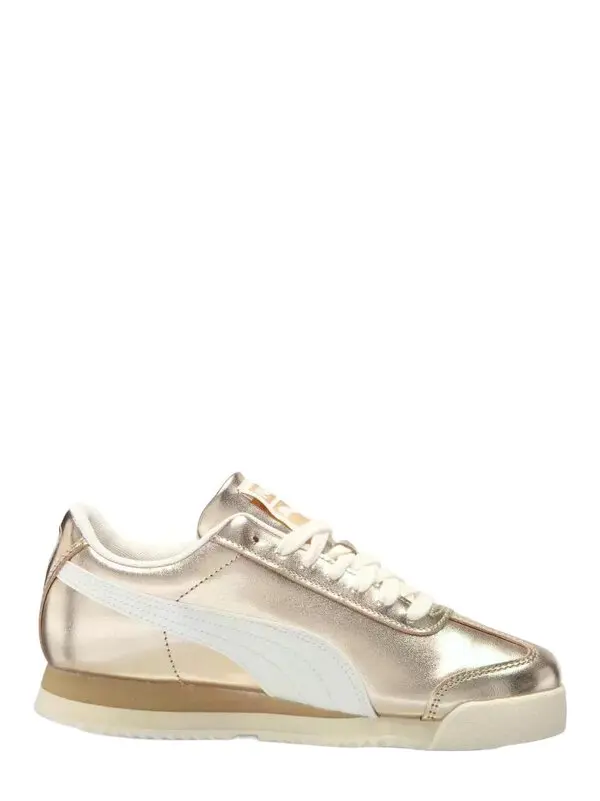 PUMA Chrome Palermo Logo-detail Sneakers - Gold