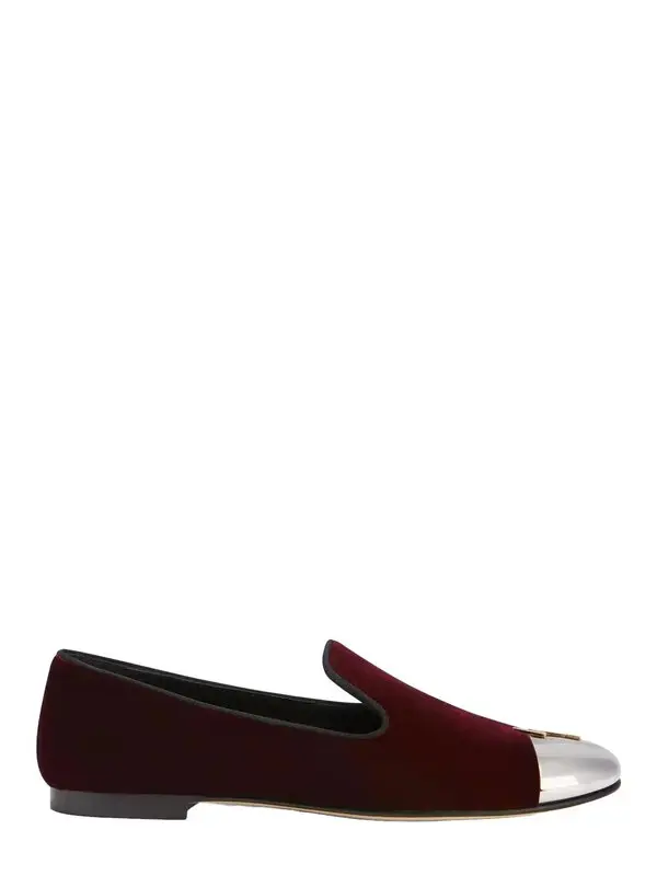 GIUSEPPE ZANOTTI Dalila Cup Toe-cap Loafers - Red