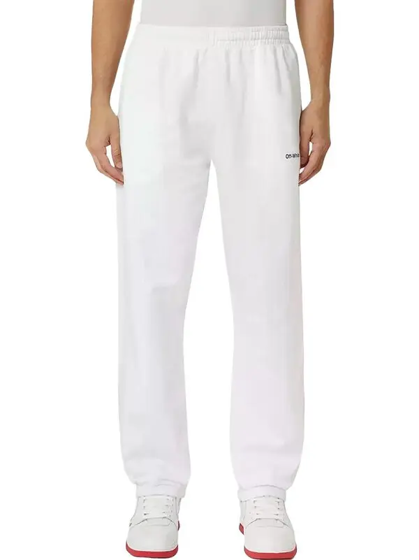 Off-White Helvetica Slim Track Pants - White