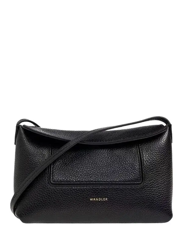 WANDLER Logo-print Crossbody Bag - Black