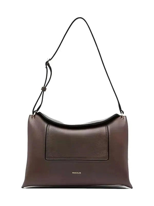 WANDLER Leather Shoulder Bag - Brown