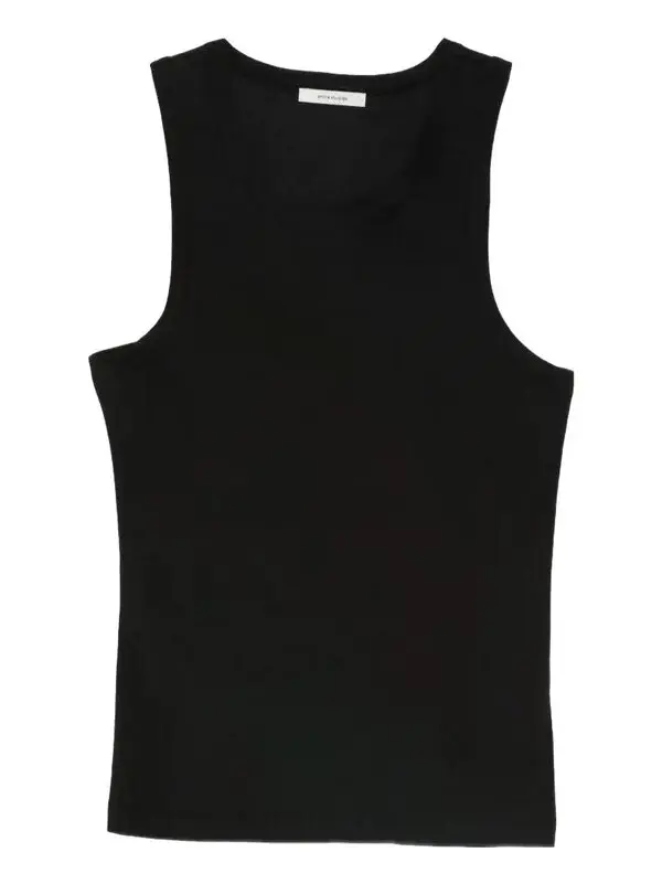 ENTIRE STUDIOS Round-neck Tank Top - Black