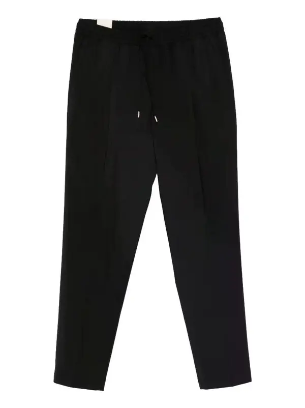 BRIGLIA 1949 Drawstring Trousers - Black