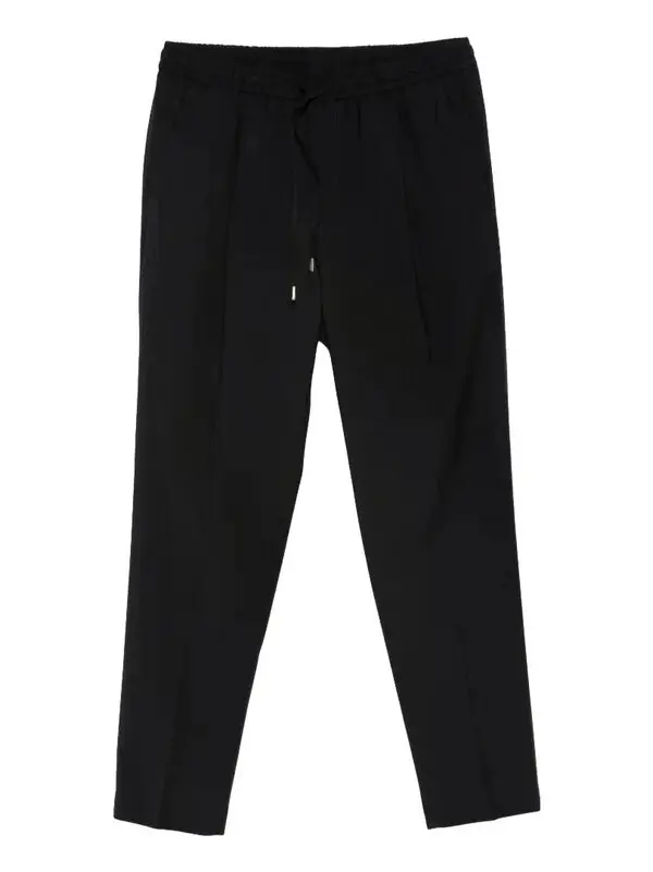 BRIGLIA 1949 Drawstring Pleated Trousers - Blue