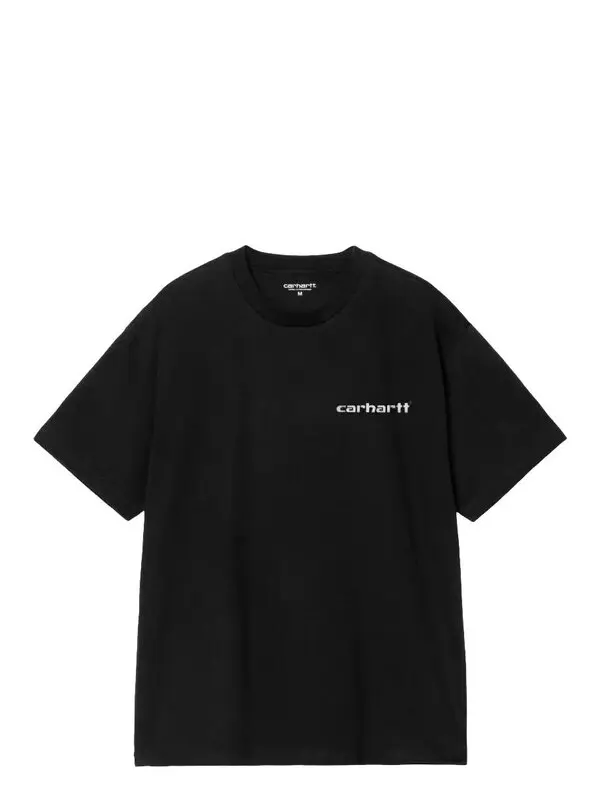 Carhartt Work In Progress Ss Archive Print-detail T-shirt - Black