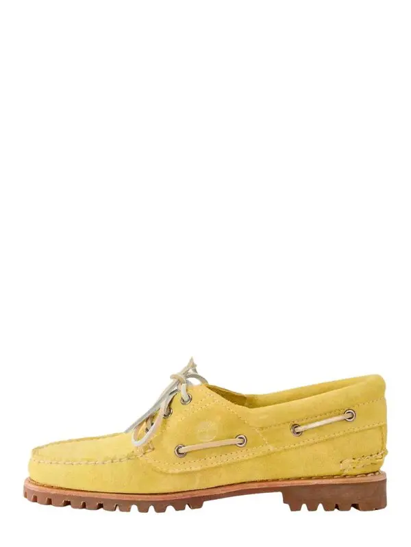 Timberland Suede Boat Shoes - Yellow