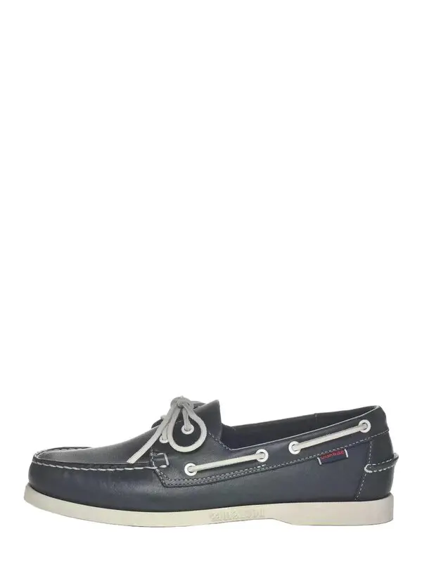 SEBAGO Leather Boat Shoes - Blue