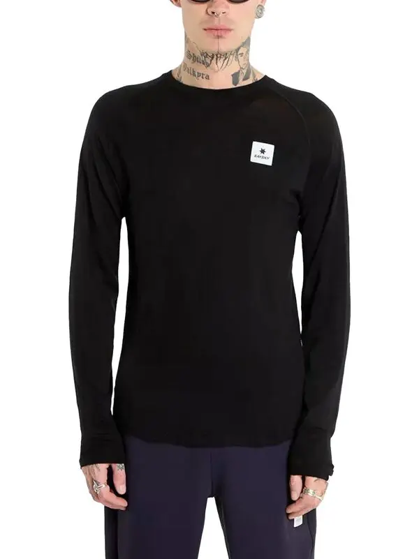 SAYSKY Long Sleeve Base Layer T-shirt - Black