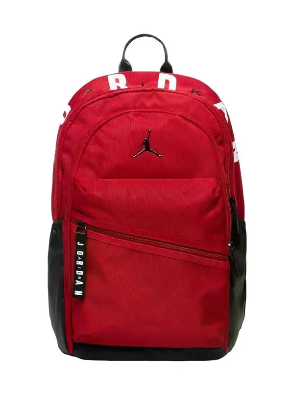 JORDAN Logo-detail Backpack - Red