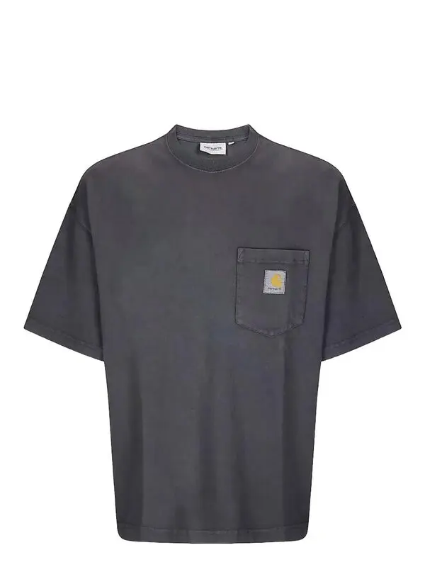 Carhartt Work In Progress Hudson Crew Neck Pocket T-shirt - Black