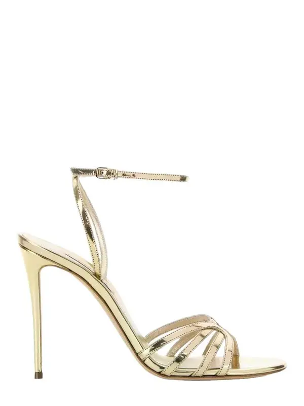 Casadei 110mm Interstellar Sandals - Gold