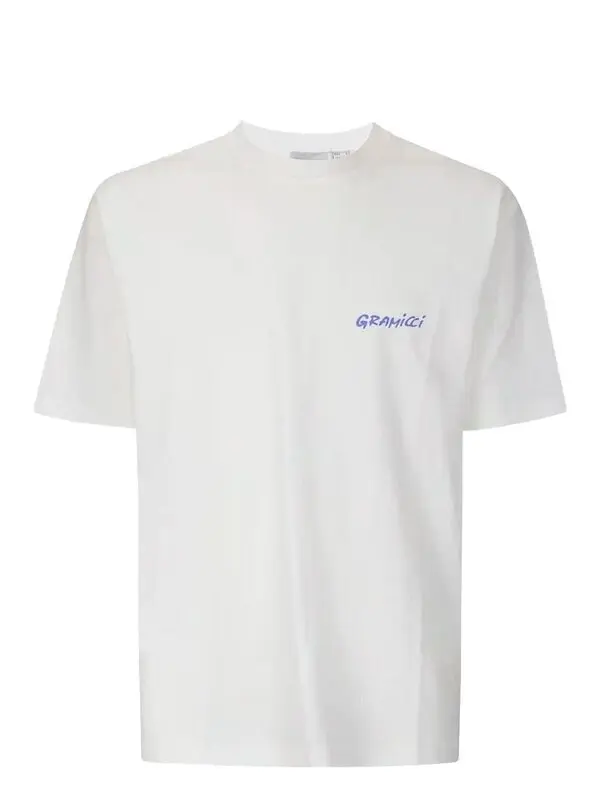 Gramicci Crew Neck Printed T-shirt - White