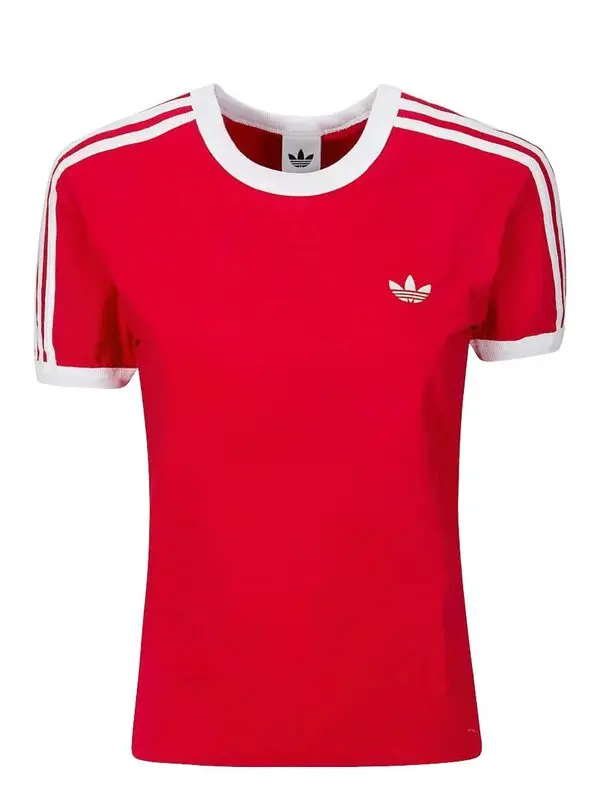 Adidas Slim-fit Logo T-shirt - Red