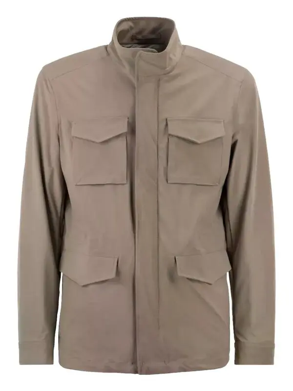 Herno Flap-pocket Field Jacket - Neutrals