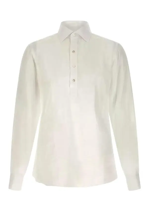 BORRIELLO NAPOLI Button-placket Shirt - White