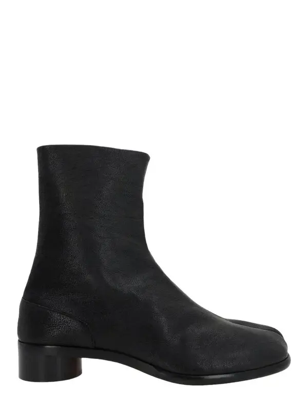MAISON MARGIELA Tabi Leather Boots - Black