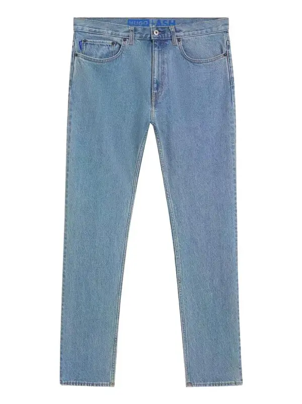 Hugo Back-pocket Straight Leg Jeans - Blue