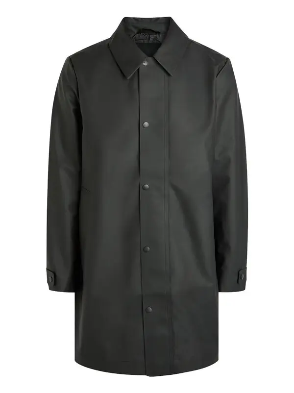 Rains Nara Long Waterproof Jacket - Black