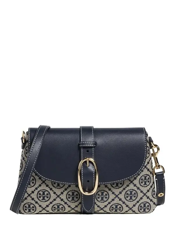 Tory Burch T Monogram Soft Small Shoulder Bag - Tory Navy