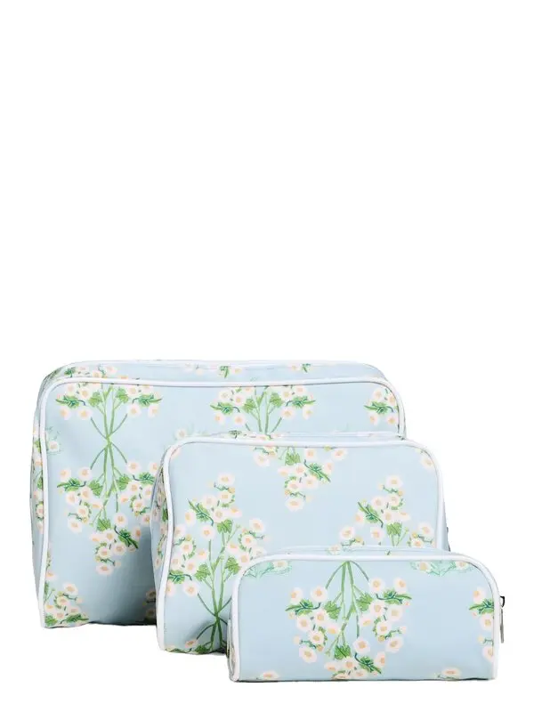 WEEZIE Lulie Wallace X Toiletry Bag Trio - Suzanna