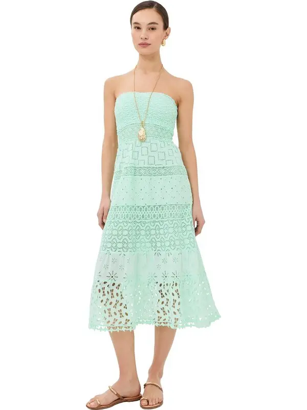 Temptation Positano Ruta Dress - Aqua