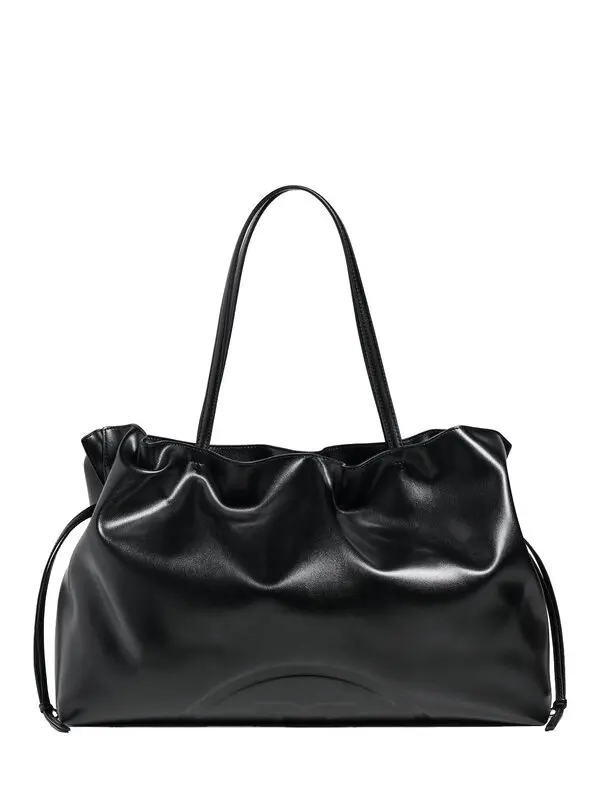 Tory Burch Ella Drawstring Tote - Black