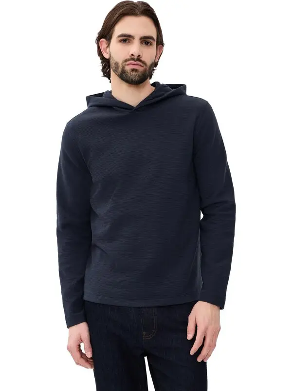 Vince Double Face Pullover Hoodie - Coastal