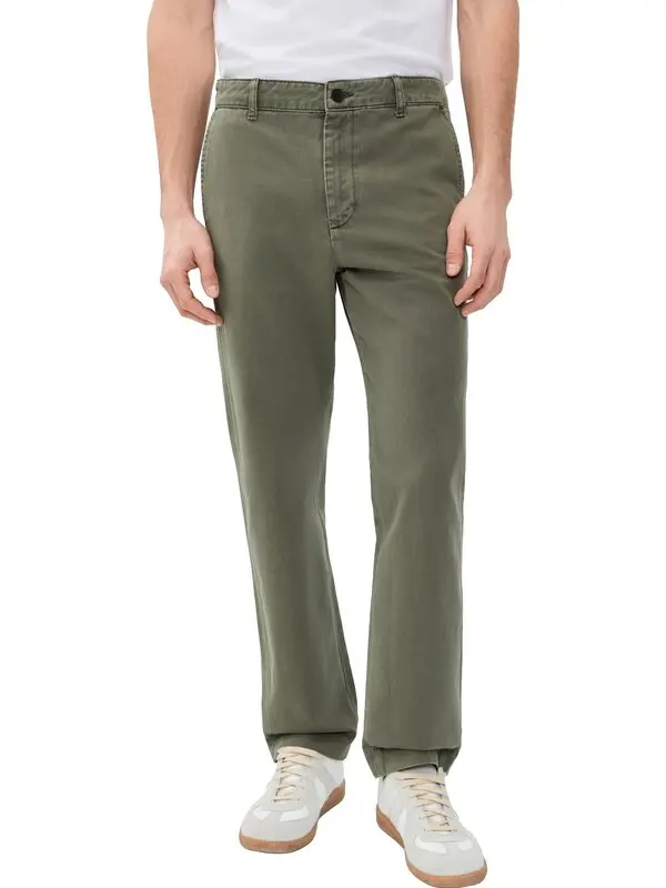 FRAME The Straight Chino Pants - Camo Green