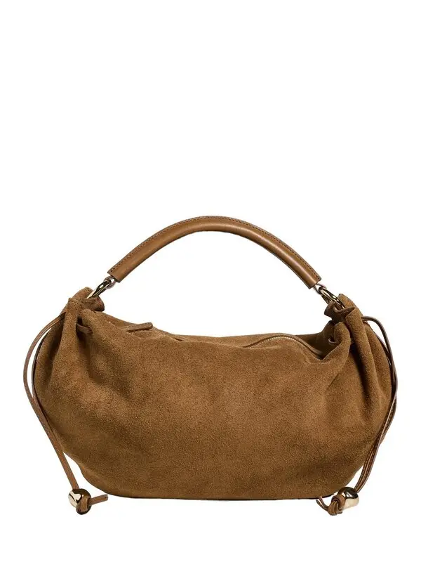 Madewell Gathered Shoulder Bag - Aged Cognac