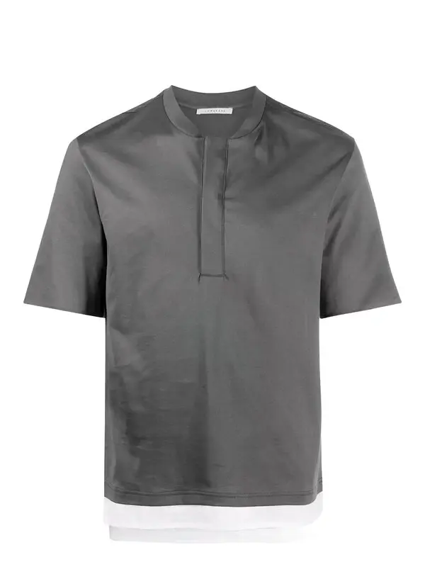 LOW BRAND Cotton T-shirt - Grey
