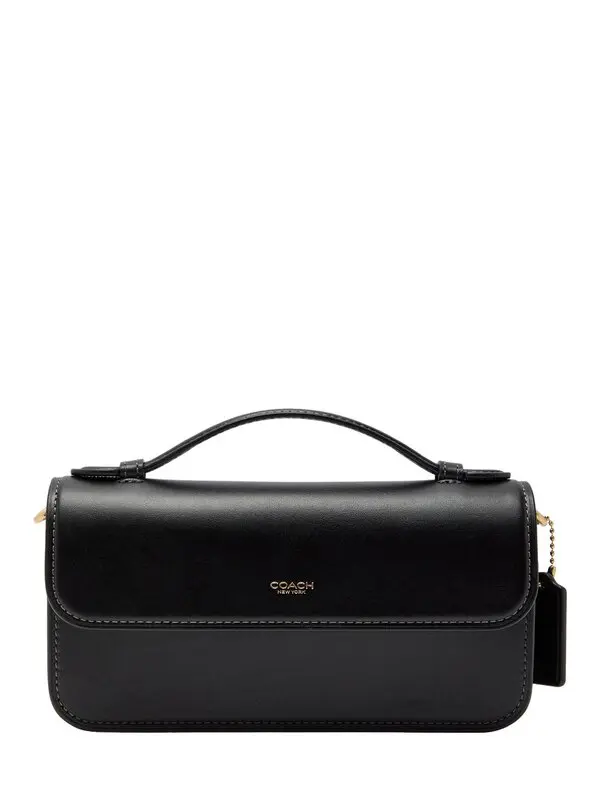 COACH Elora Leather Cross-body Bag - Black
