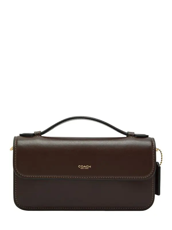 COACH Elora Leather Cross-body Bag - Brown