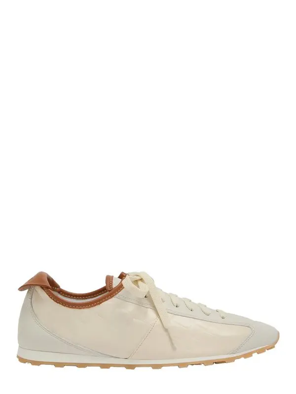 Jacquemus Les Tennis Leather Sneakers - Grey