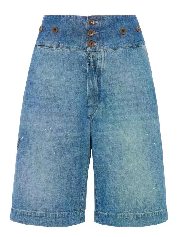 MAISON MARGIELA Denim Shorts - Blue